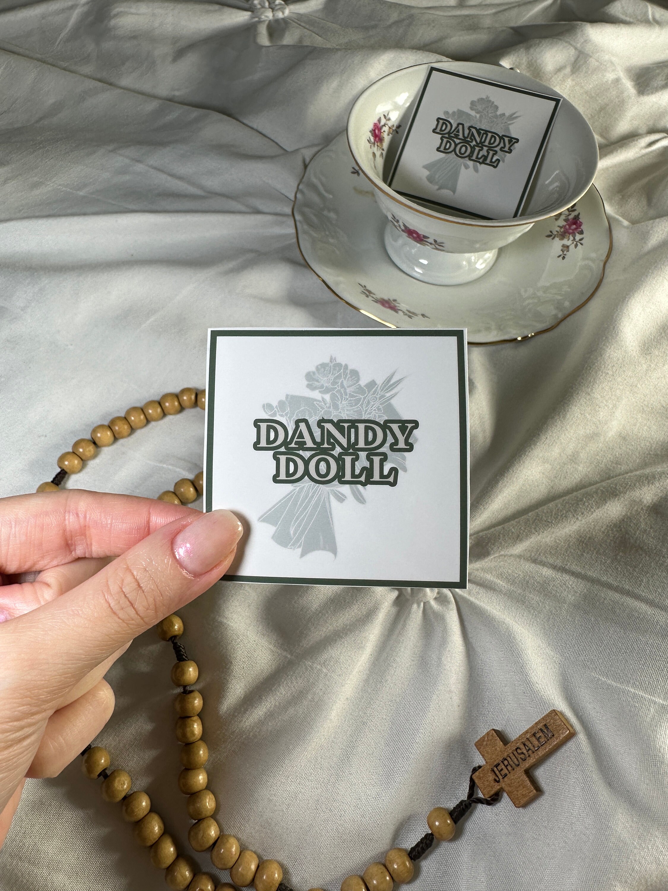 DANDY DOLL Brand Sticker translucent - Etsy