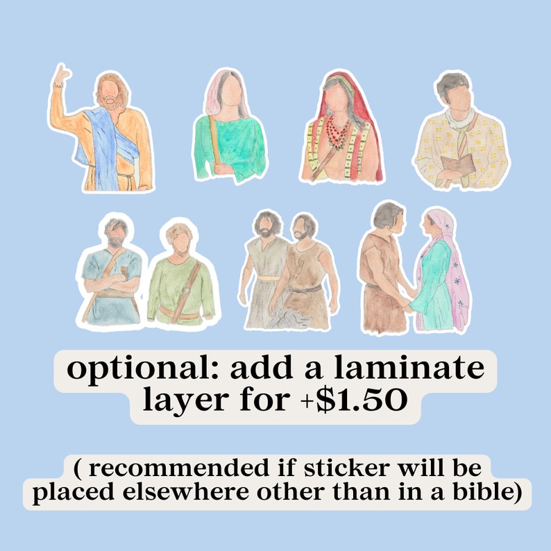 The Chosen Sticker Pack Transparent Bible Stickers - Etsy UK