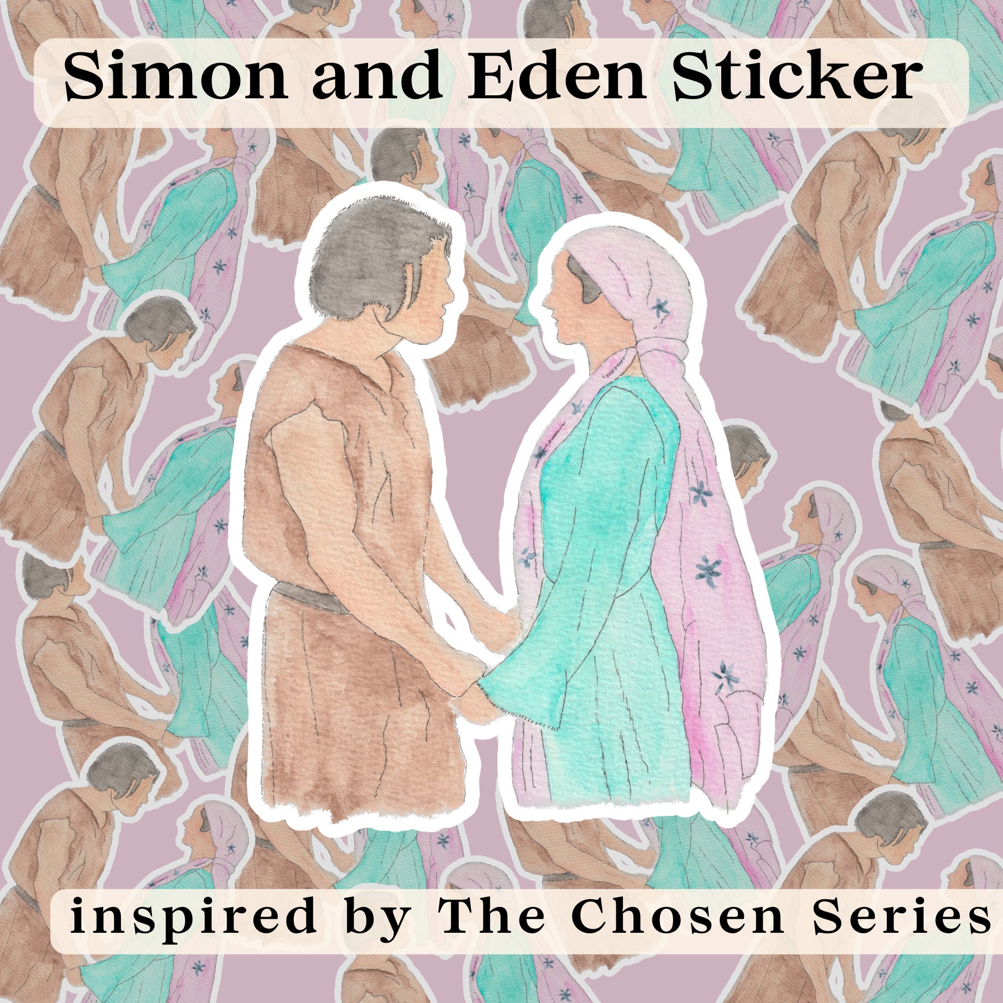 The Chosen Sticker Pack Transparent Bible Stickers - Etsy UK