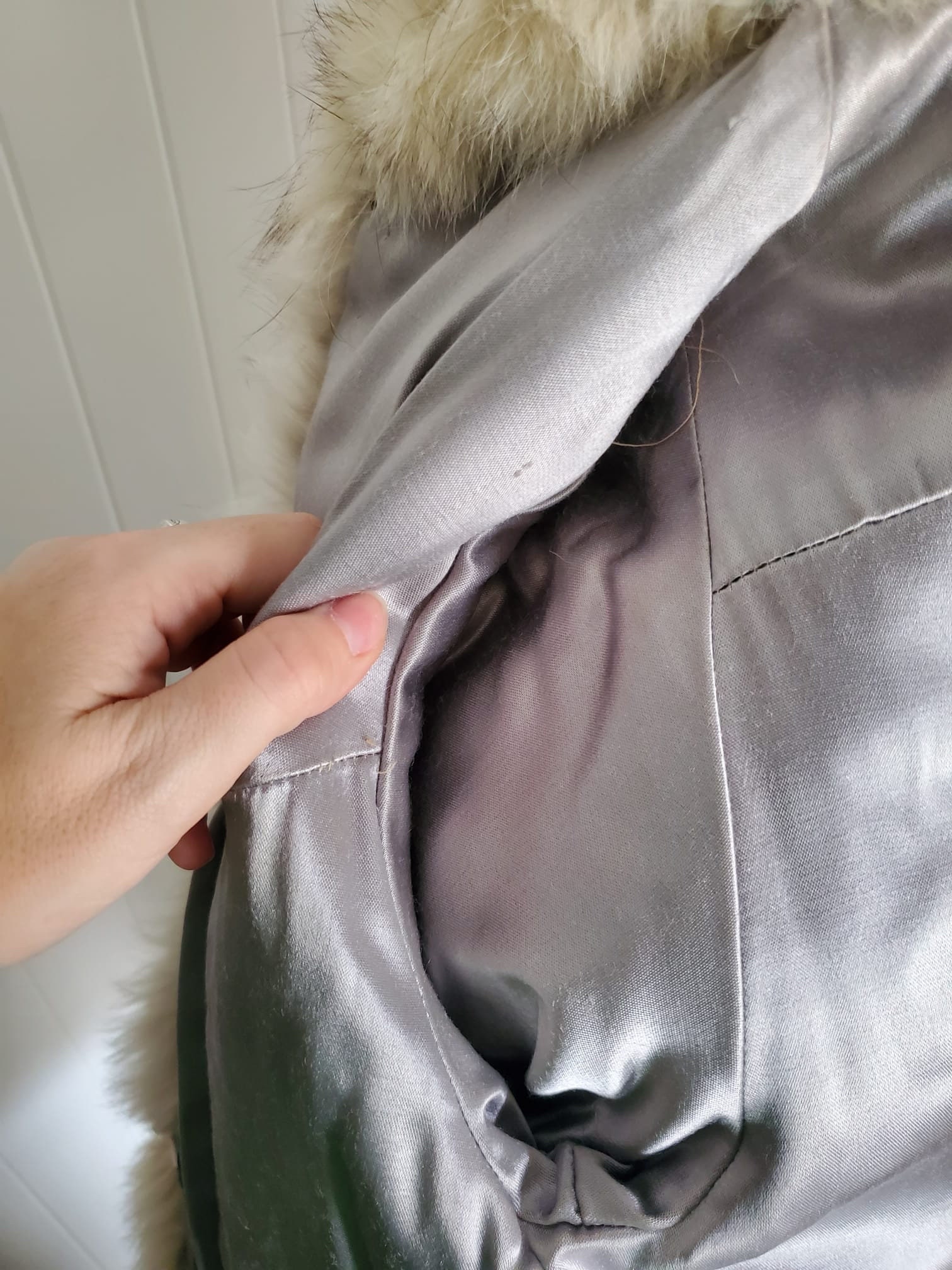 Silver Fox Ladies Vintage Coat by Stavros - Etsy