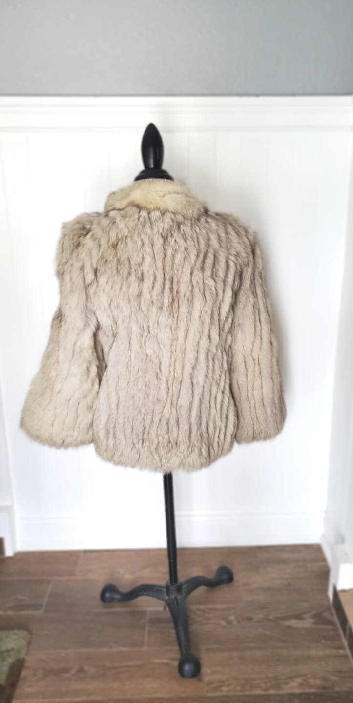 Silver Fox Ladies Vintage Coat by Stavros - Etsy
