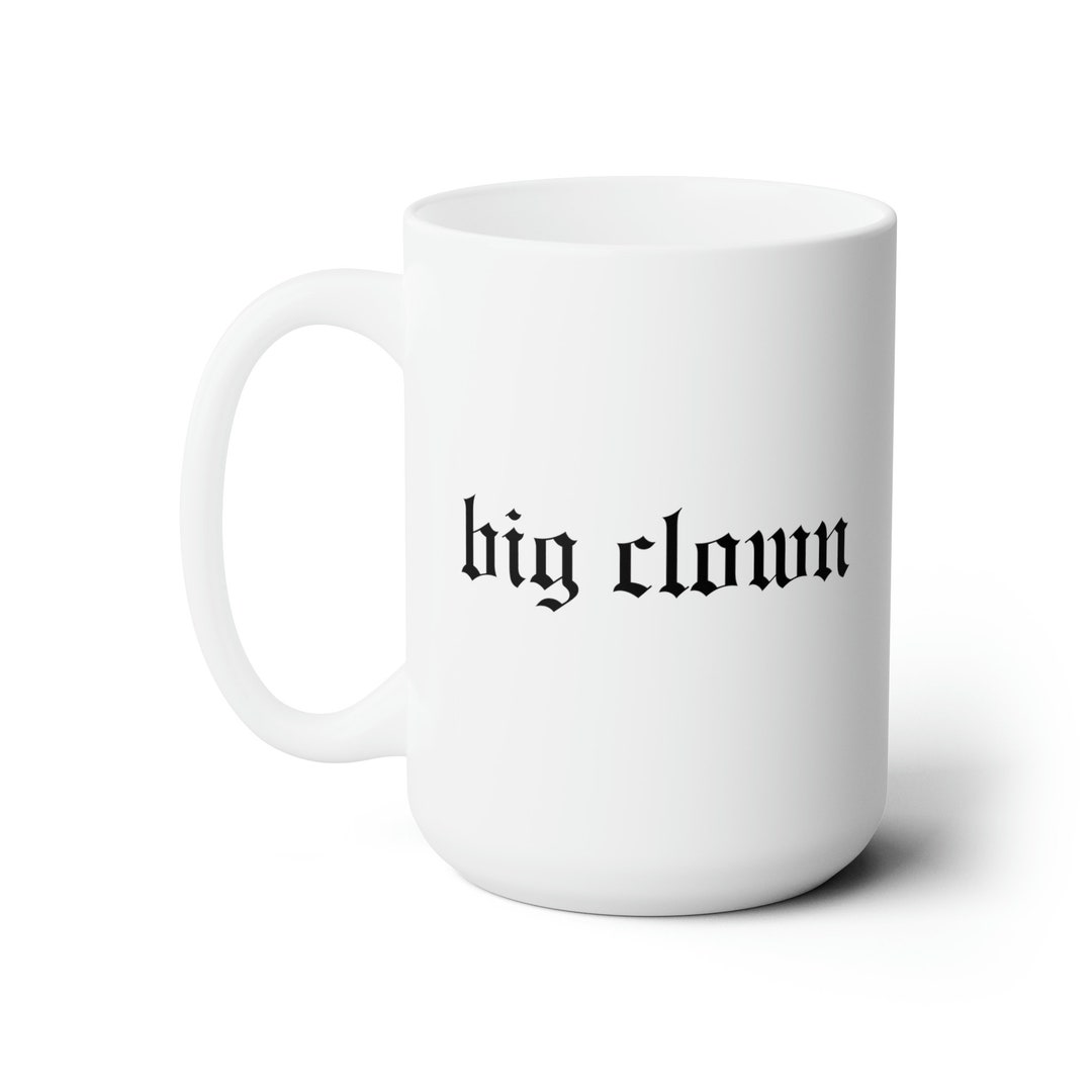 Big Clown Reputation Rep Ceramic Mug 15oz Gift for Music Fan Swiftie ...