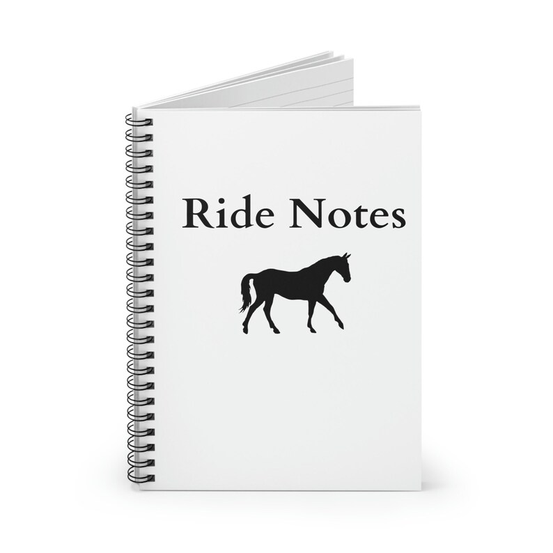 Riding Lesson Journal ride Notes Gift Horse Notebook Notepad Log Book ...