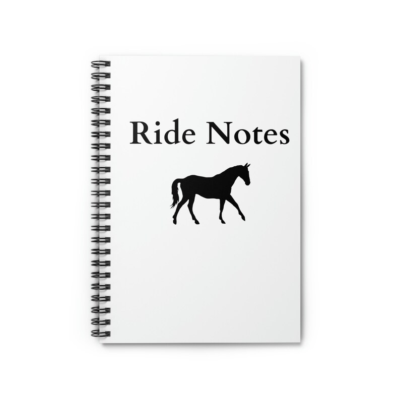 Riding Lesson Journal ride Notes Gift Horse Notebook Notepad Log Book ...