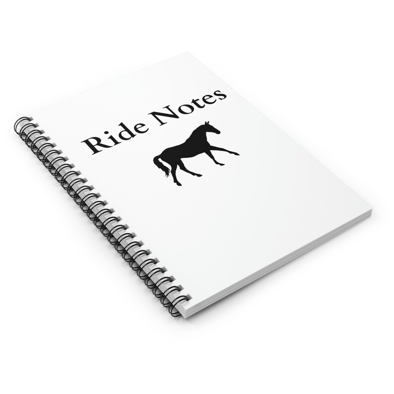 Riding Lesson Journal ride Notes Gift Horse Notebook Notepad Log Book ...