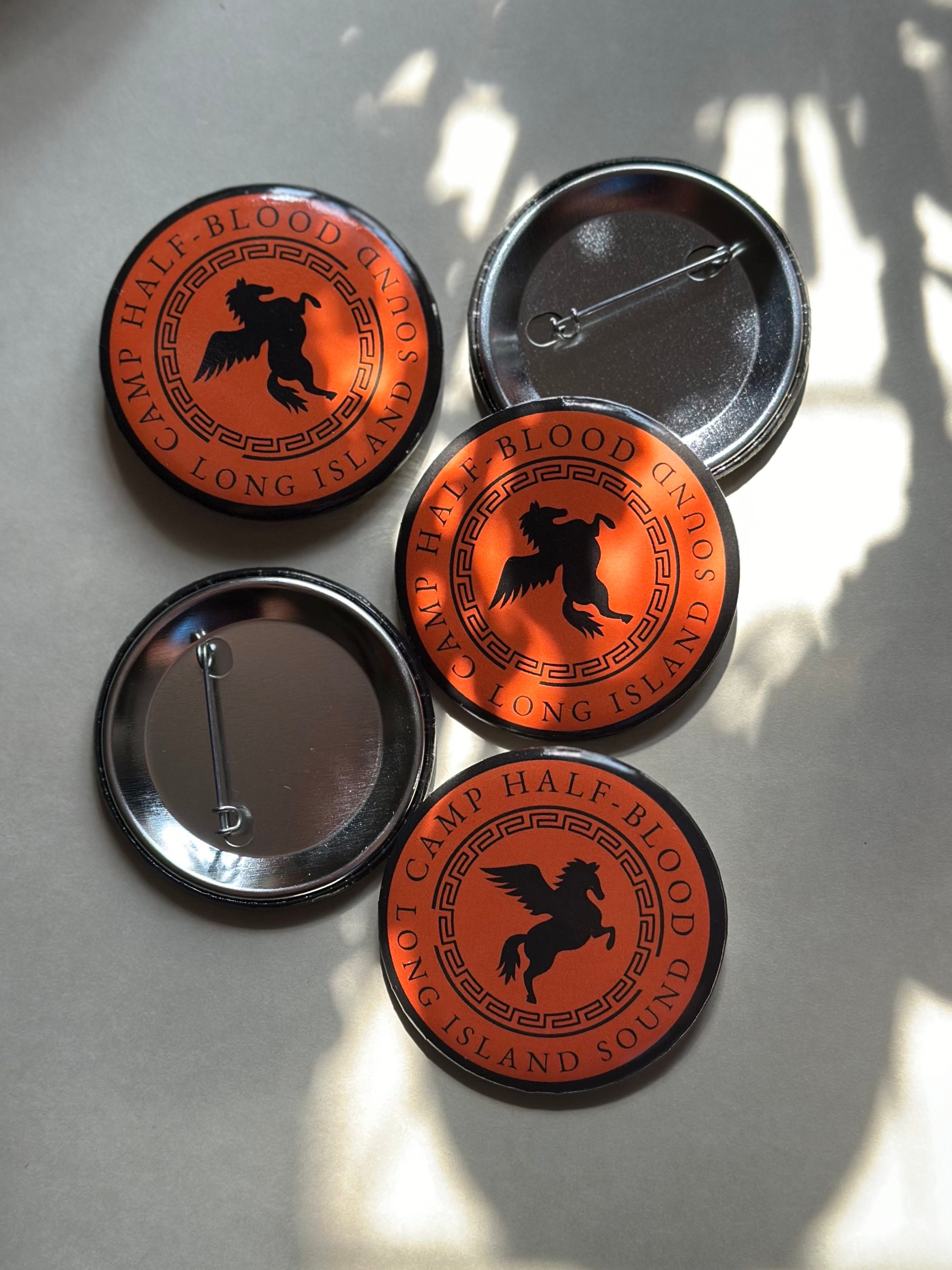 Camp Half-blood Round Button / Percy Jackson - Etsy