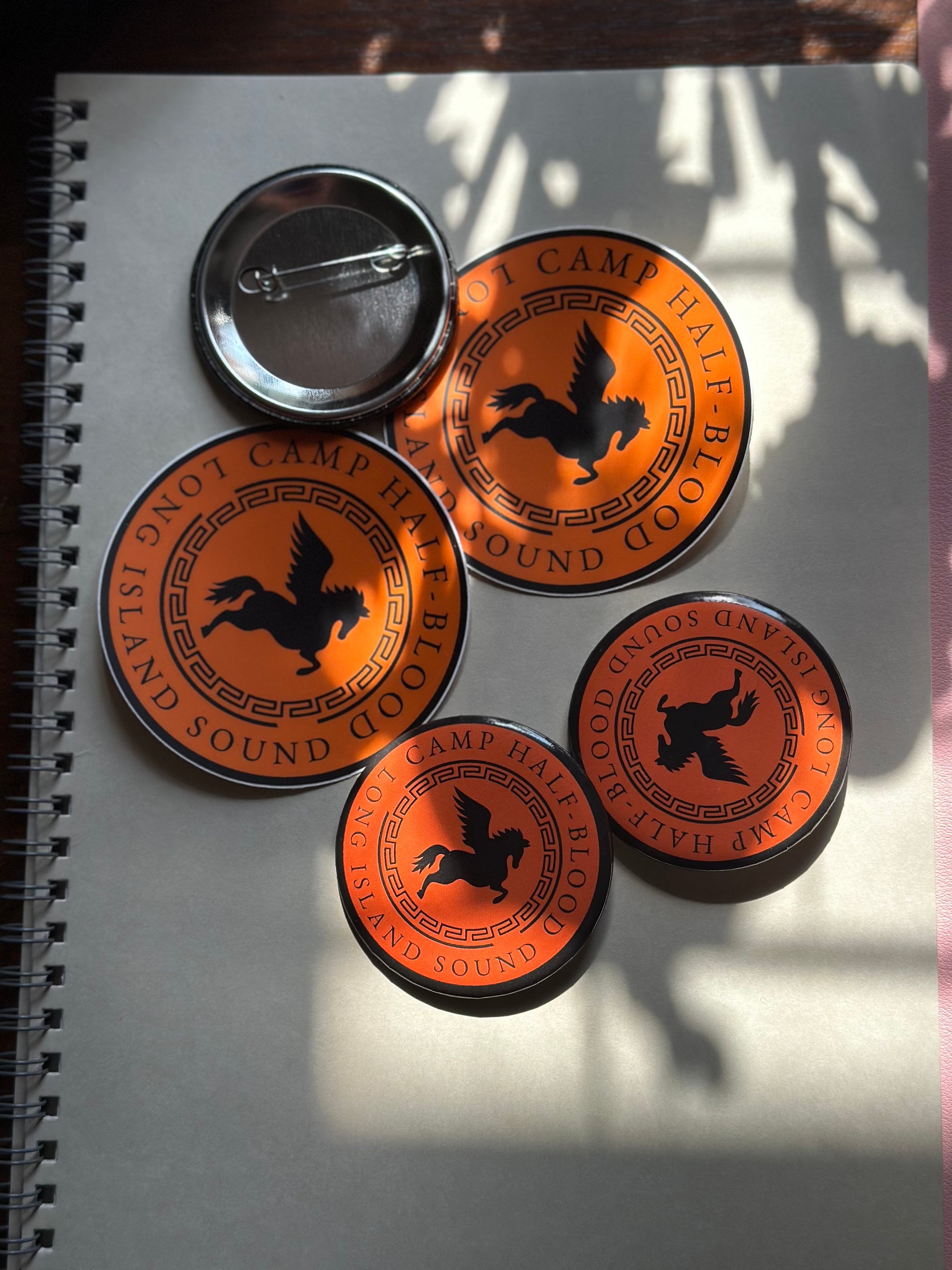 Camp Half-blood Round Button / Percy Jackson - Etsy