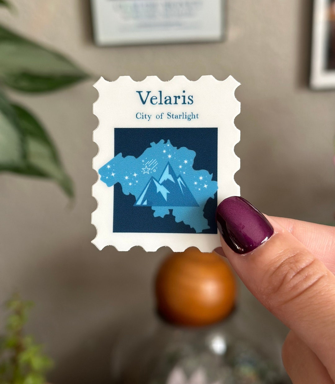 Velaris Postage Sticker / ACOTAR - Etsy