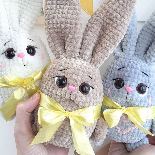 Crochet PATTERN Bunny Girl Amigurumi Bunny Pattern PDF in - Etsy
