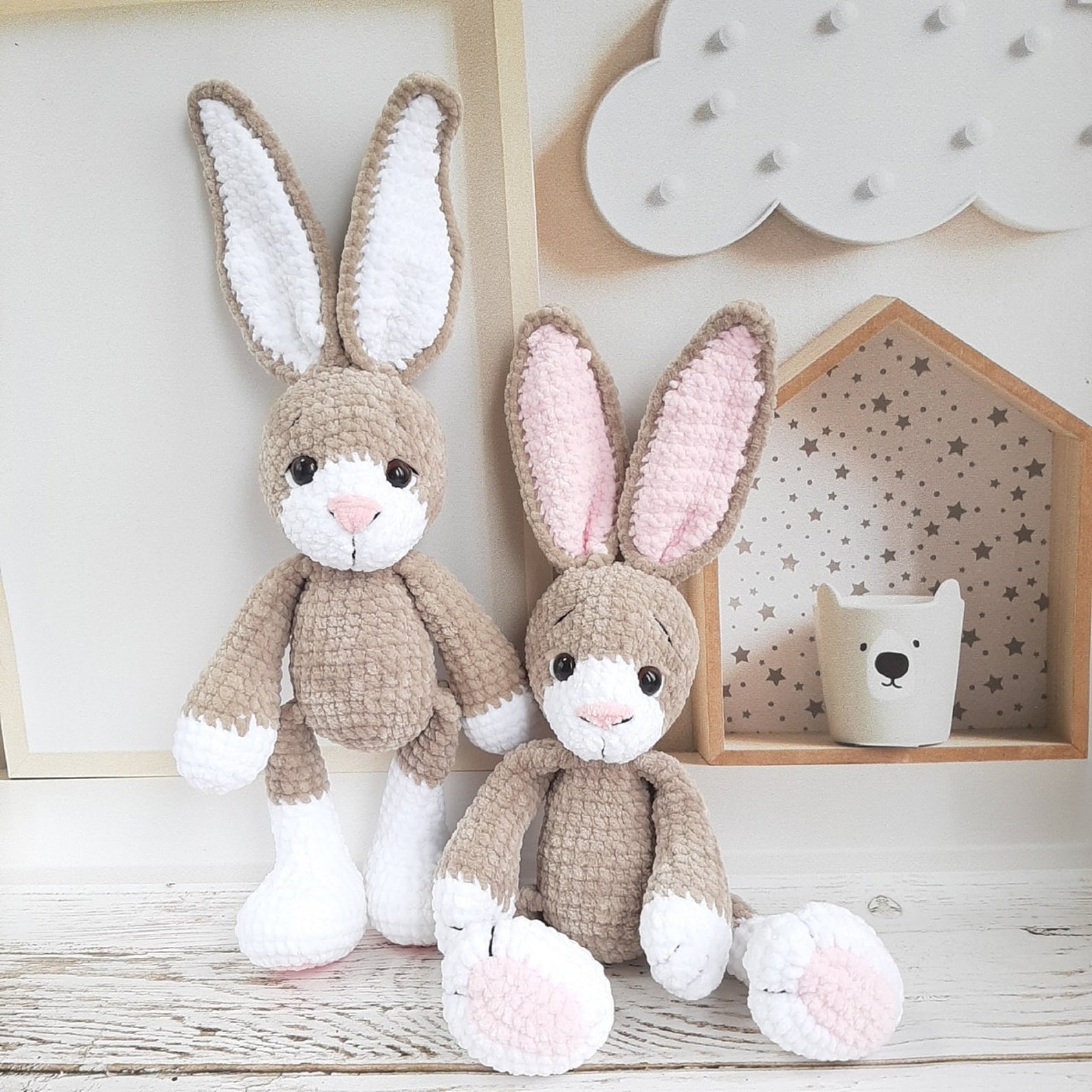 Crochet PATTERN Bunny Rabbit, Amigurumi Tutorial PDF in English ...