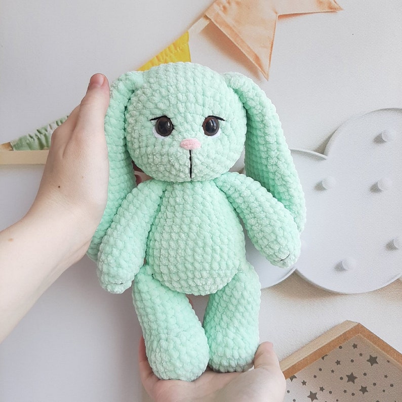 Crochet PATTERN Bunny in Pajamas Amigurumi Tutorial in - Etsy