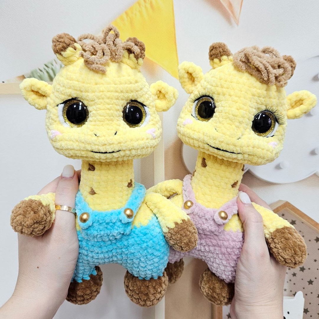 Crochet PATTERN Giraffe in Overall, Amigurumi Tutorial PDF in English ...