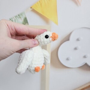Crochet PATTERN Goose Keychain, Amigurumi Tutorial PDF in English, Dog ...