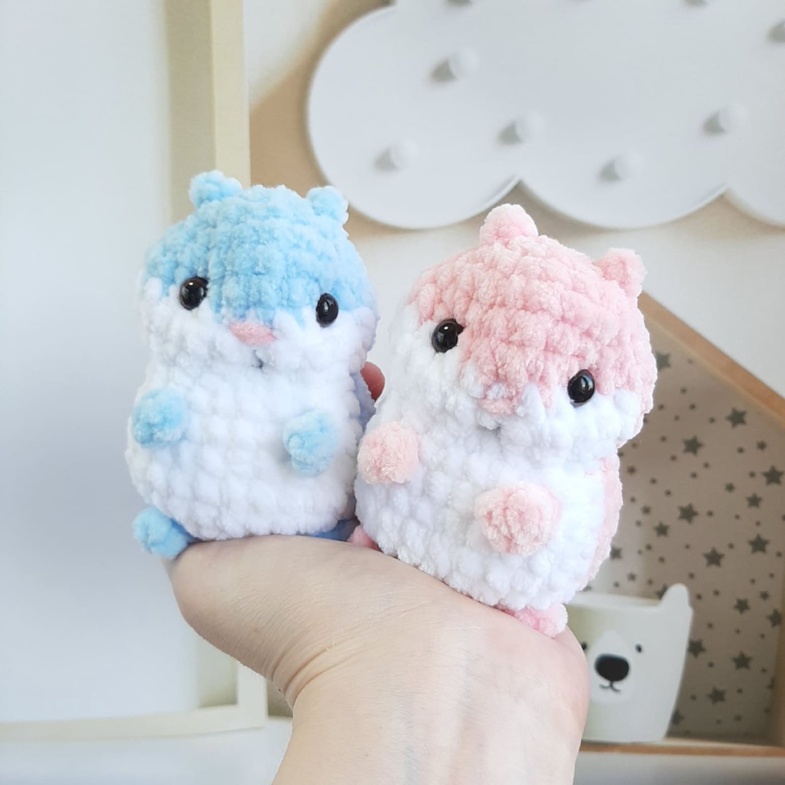Crochet PATTERN Hamster, No Sew, Amigurumi Tutorial PDF in English, Toy ...