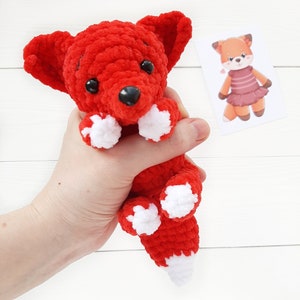 Crochet PATTERN Fox, Amigurumi Tutorial PDF in English, Amigurumi Mini ...