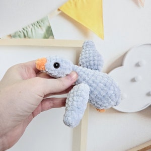 Crochet PATTERN Goose Keychain, Amigurumi Tutorial PDF in English, Dog ...