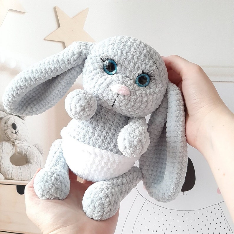 Crochet PATTERN Little Bunny Amigurumi Tutorial PDF in - Etsy