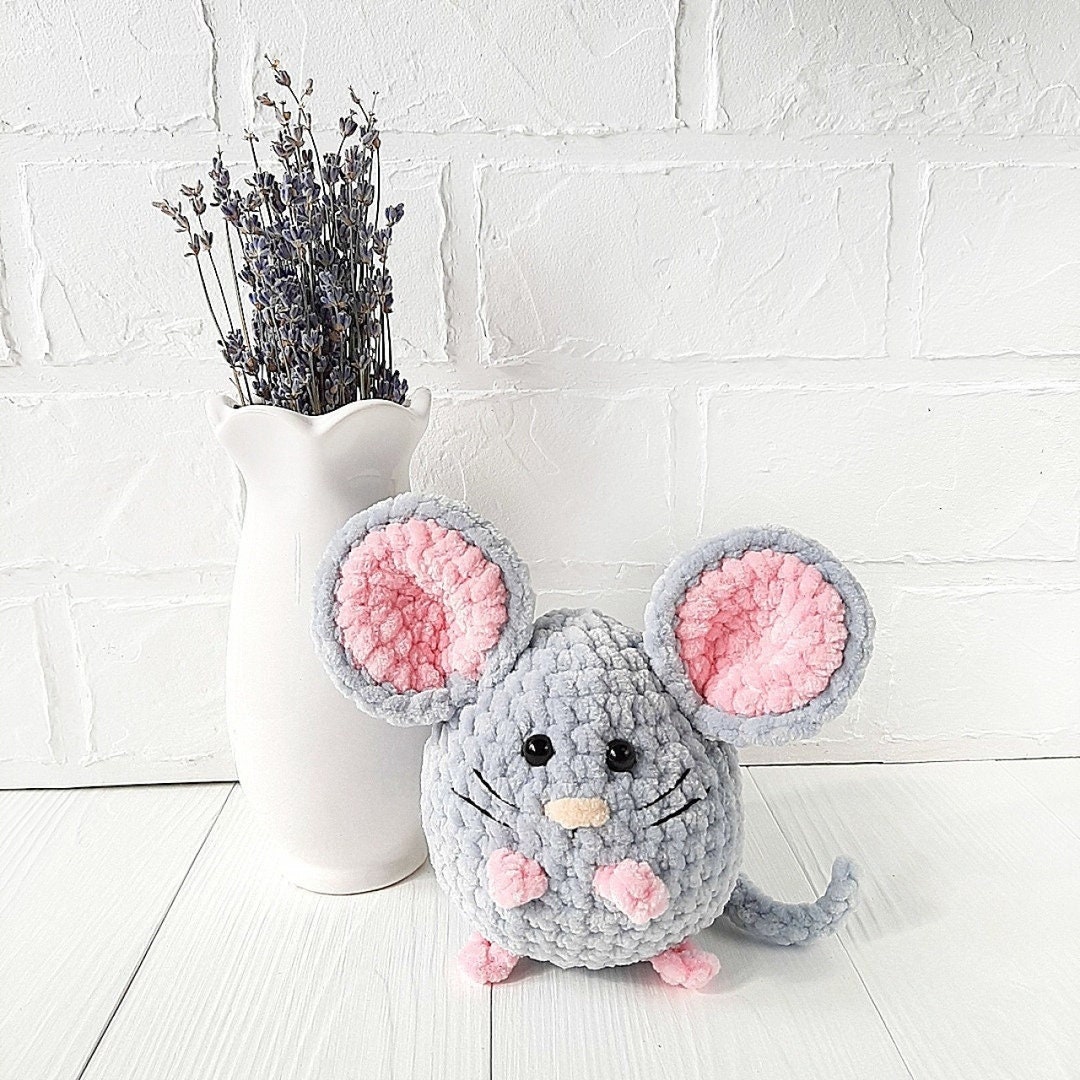 Crochet PATTERN Mouse, Amigurumi Tutorial PDF in English - Etsy