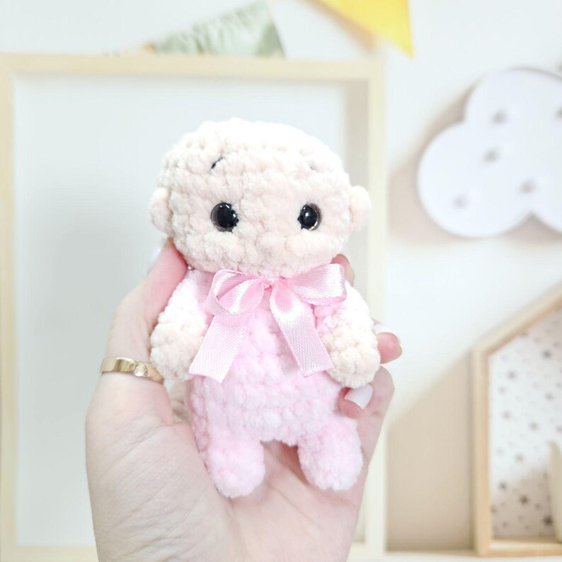 Crochet PATTERN Mini Baby Dolls, Amigurumi Plush Tutorial PDF in ...