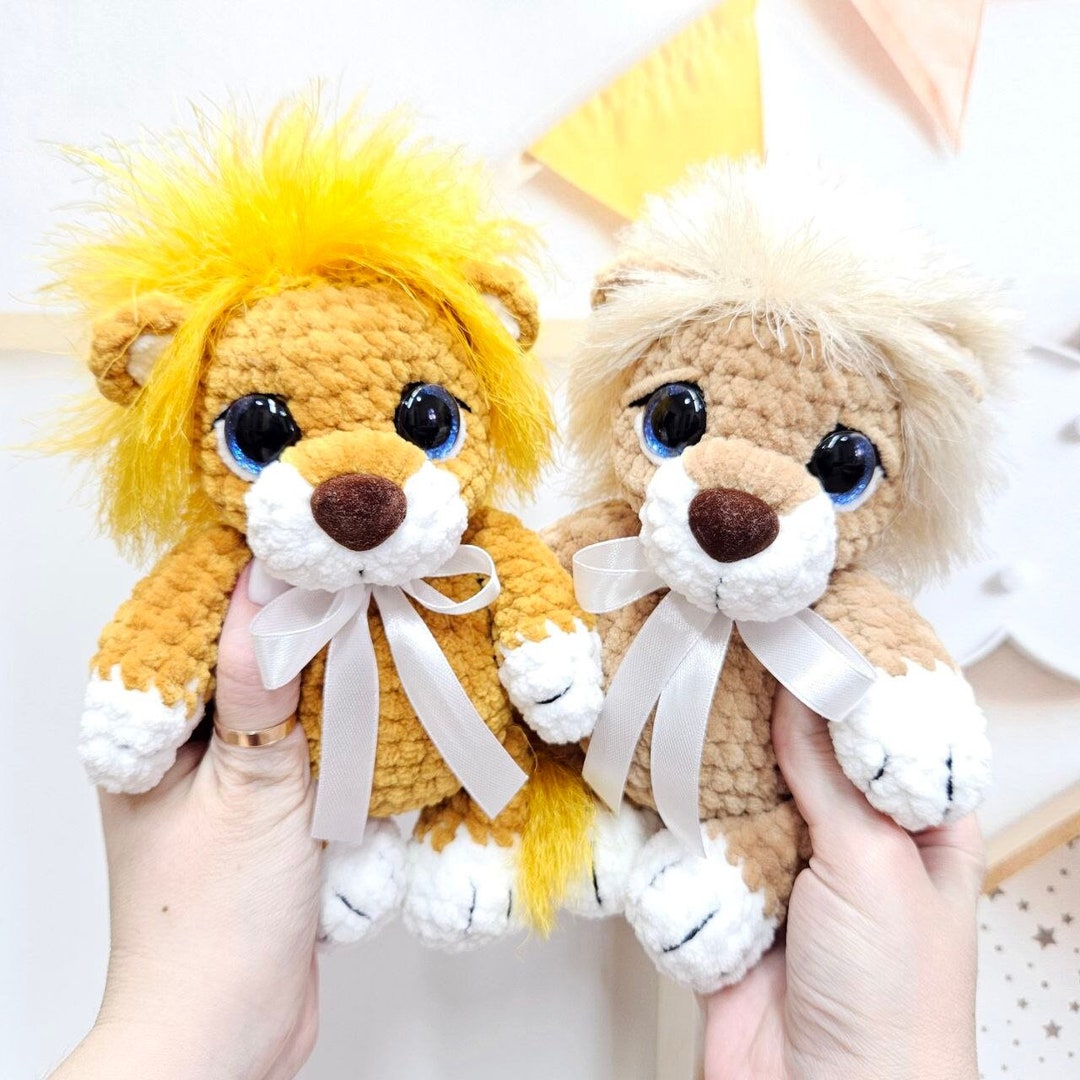 Crochet PATTERN Lion, Amigurumi Tutorial PDF in English - Etsy