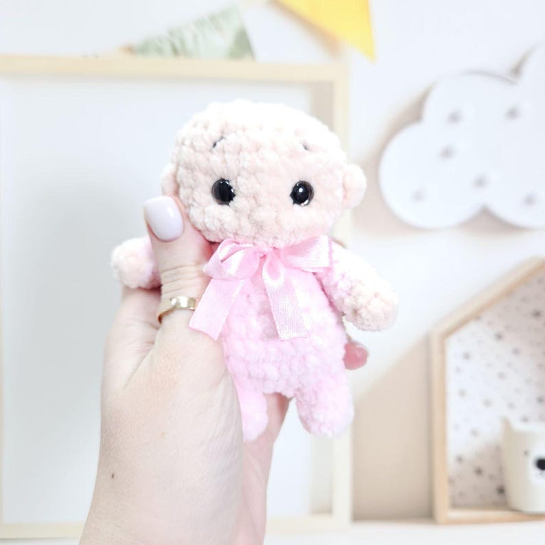 Crochet PATTERN Mini Baby Dolls, Amigurumi Plush Tutorial PDF in ...