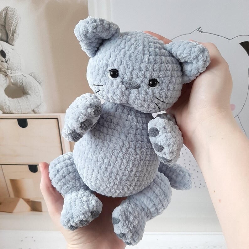 Crochet PATTERN Cat Kitten Amigurumi Tutorial PDF in English - Etsy
