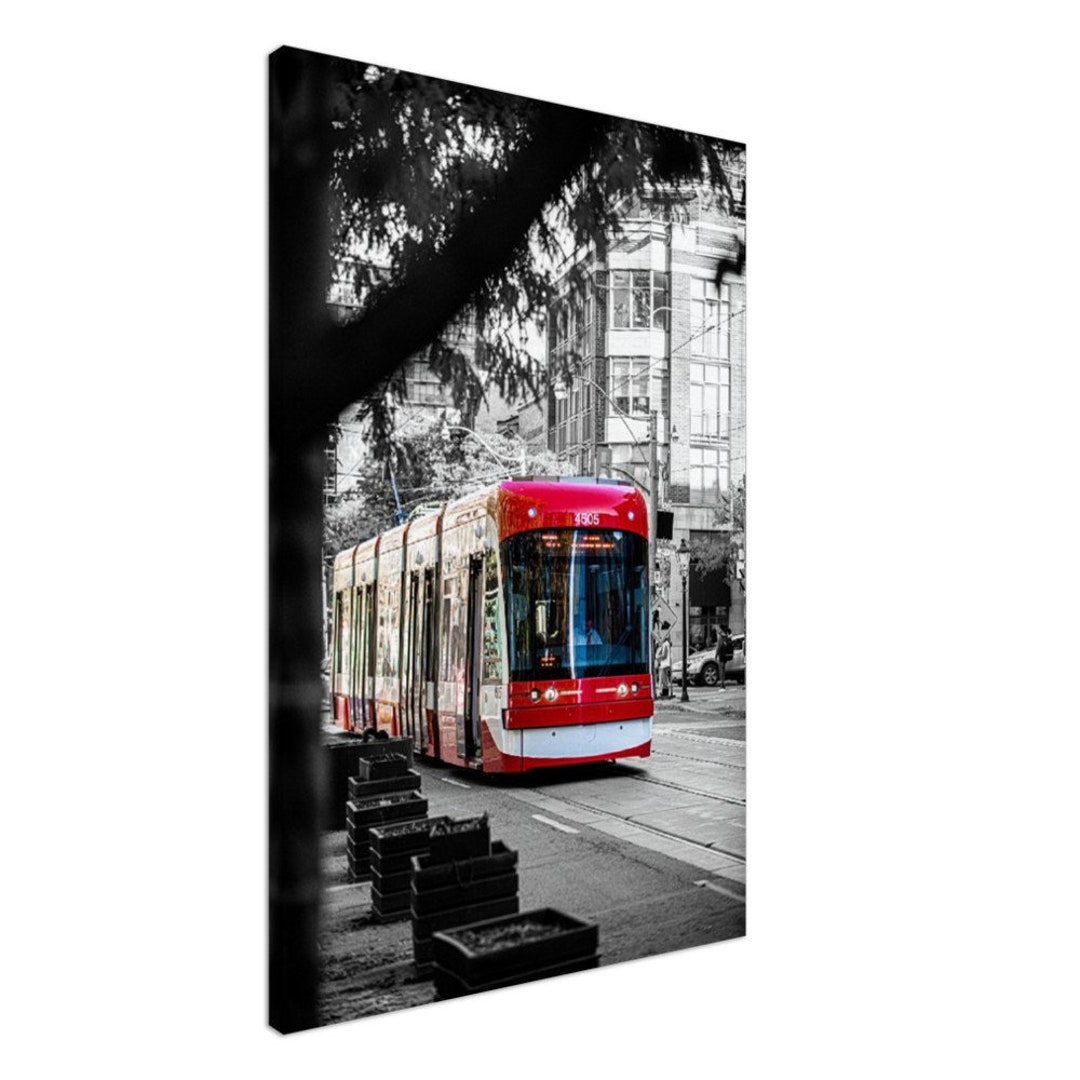 TTC Streetcar on King - Toronto, ON - Canvas Print Poster - Etsy