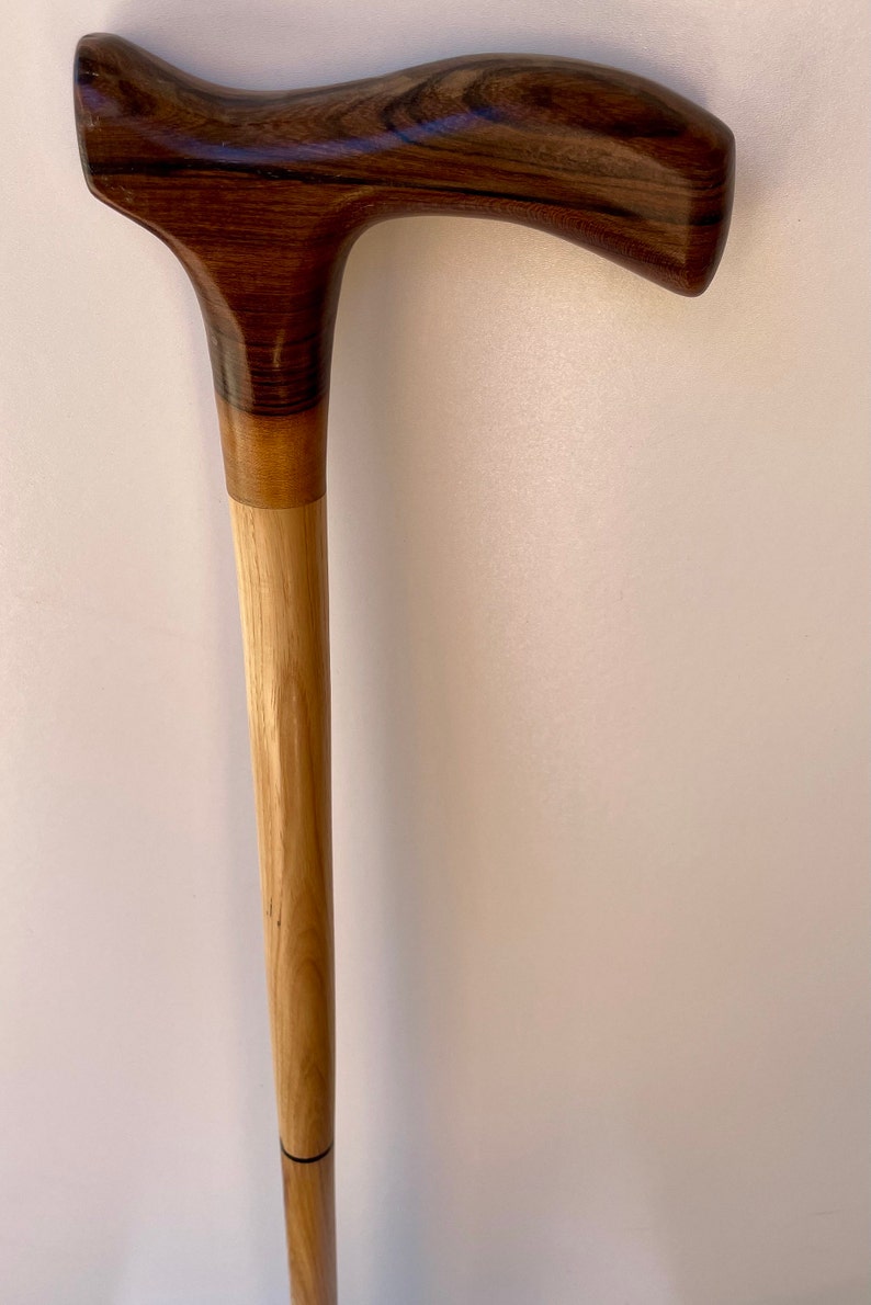 Ash and Rosewood Walking Cane - Etsy