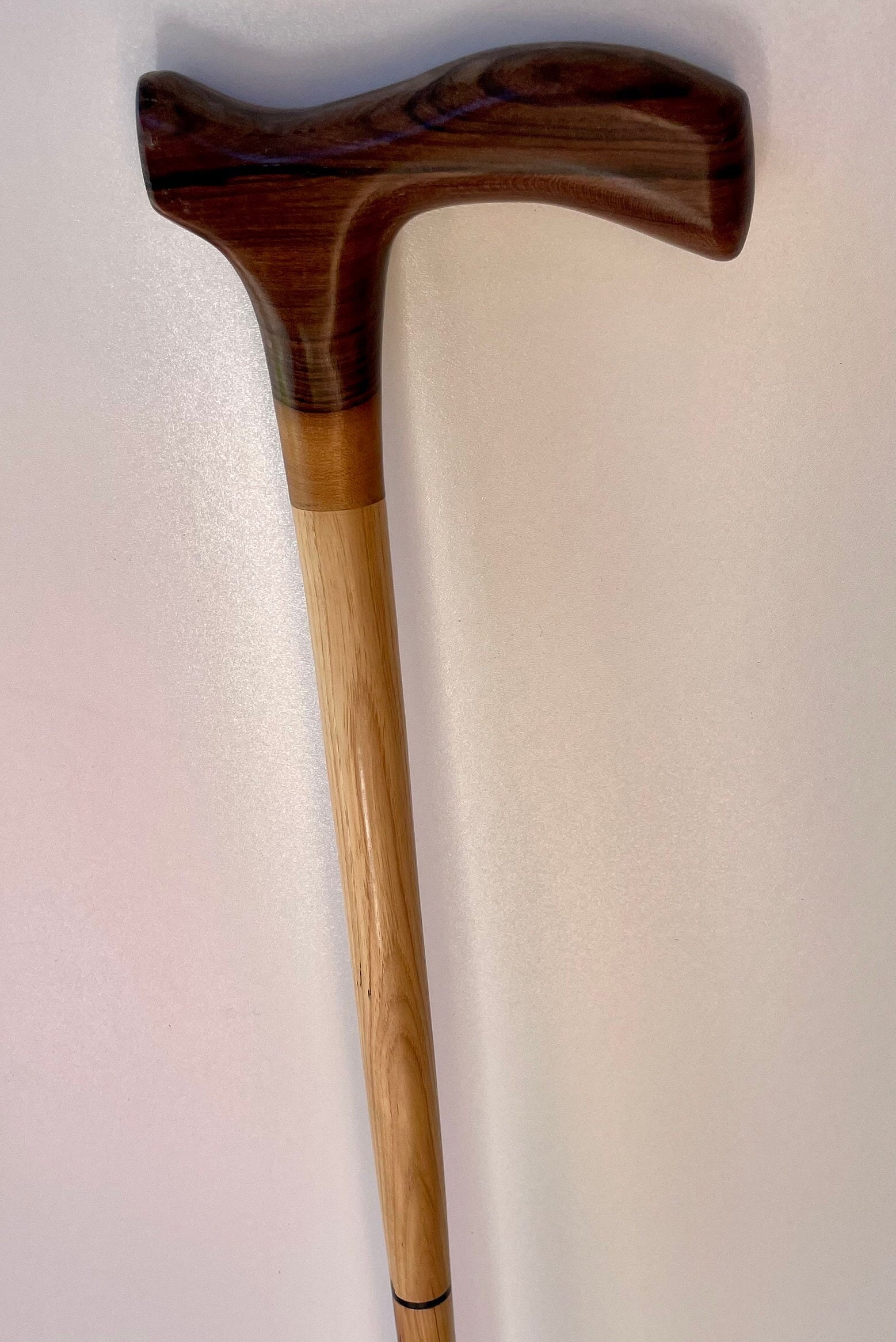 Ash and Rosewood Walking Cane - Etsy
