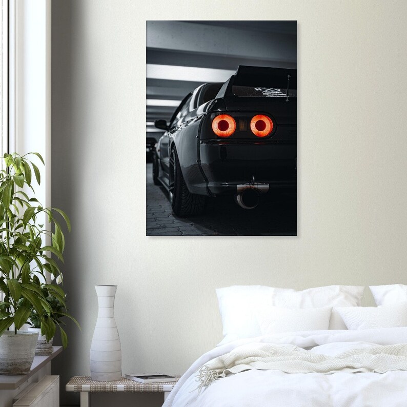 Nissan Skyline R32 Godzilla All Black Skyline JDM Hd Photo on Thick ...