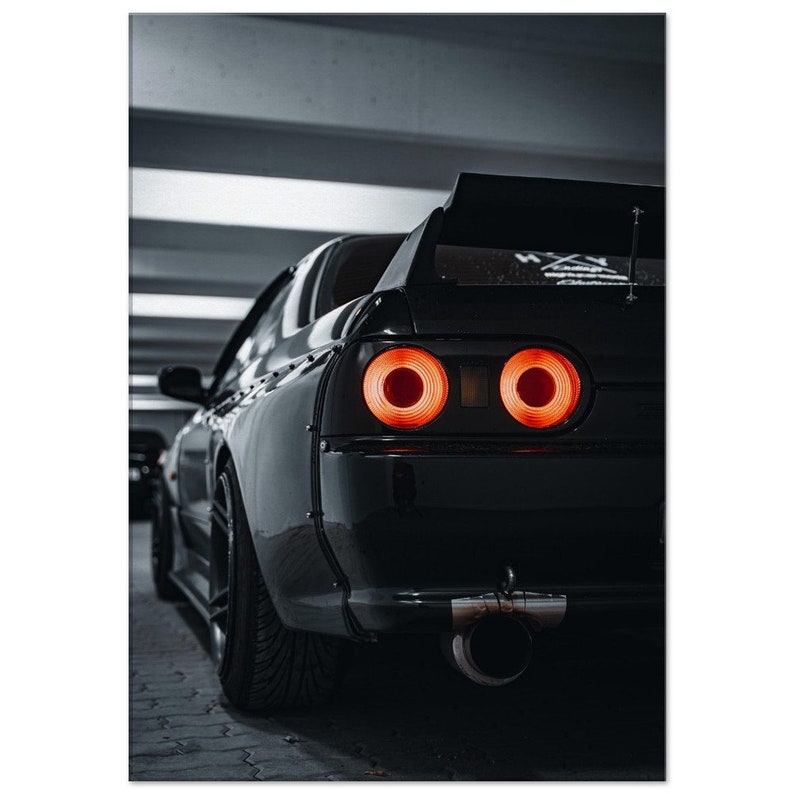 Nissan Skyline R32 Godzilla All Black Skyline JDM Hd Photo on Thick ...