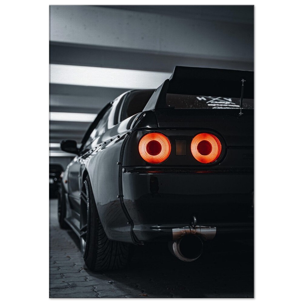 Nissan Skyline R32 Godzilla All Black Skyline JDM Hd Photo on Thick ...