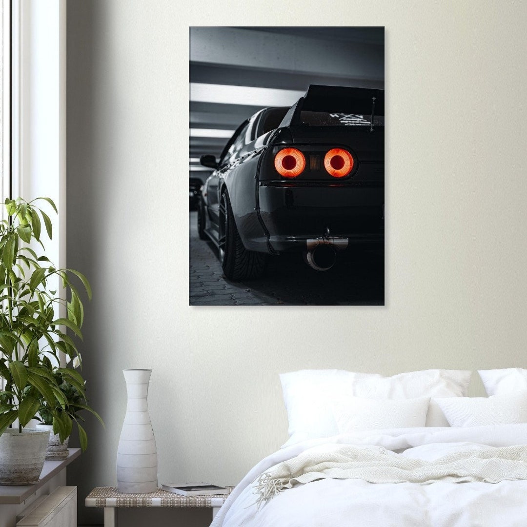 Nissan Skyline R32 Godzilla All Black Skyline JDM Hd Photo on Thick ...