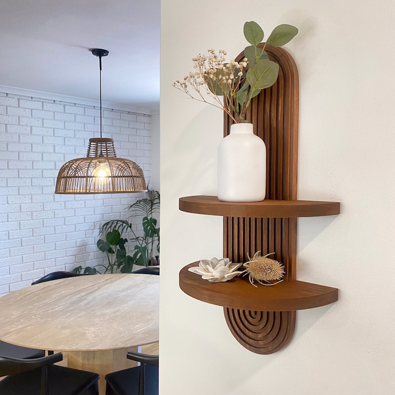 Mid Century Shelf - Etsy