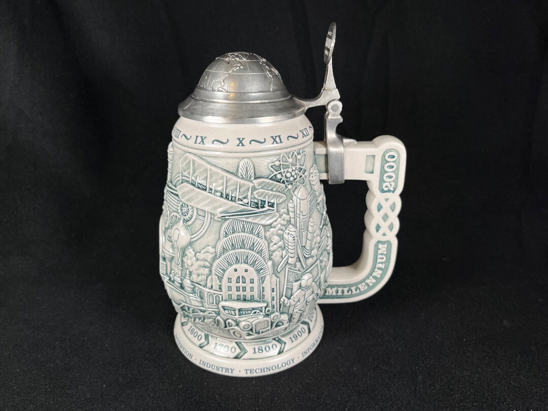 Millennium STEIN 1000 Years of History Collectible Beer Stein by Avon ...
