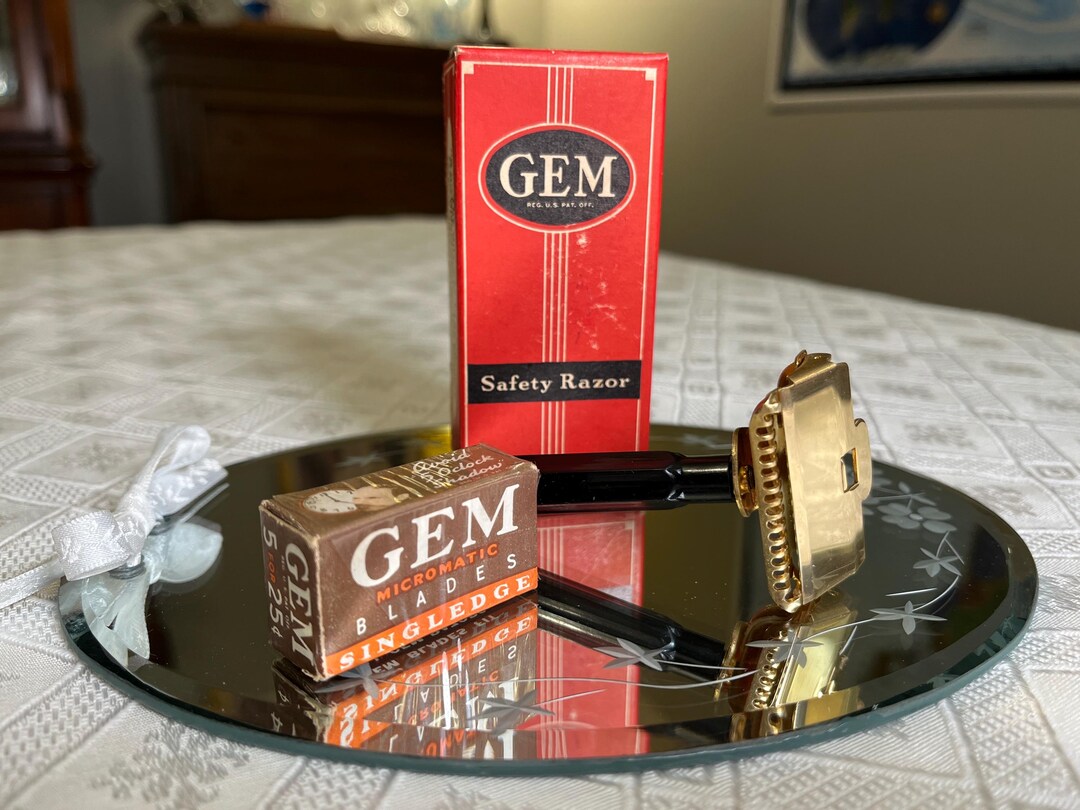 1912 GEM Junior Safety Razor With GEM Blades - Etsy