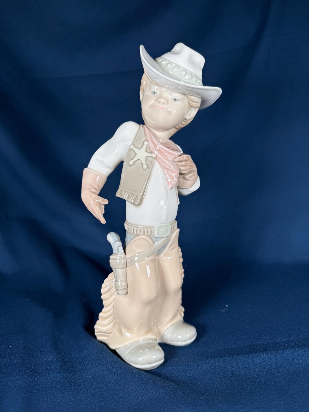 Lladro Cowboy Sheriff Puppet #4649 - Etsy
