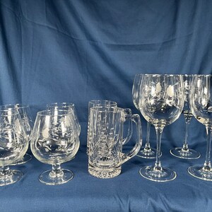 Princess House Heritage Pattern Crystal Barware - Etsy