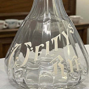 Pre-prohibition Back Bar Decanters Late 1800s - Early 1900s - Etsy