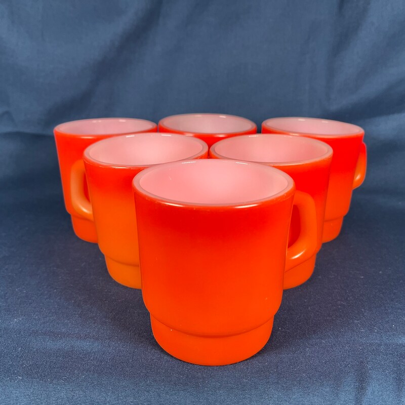 Orange Fire King - Etsy