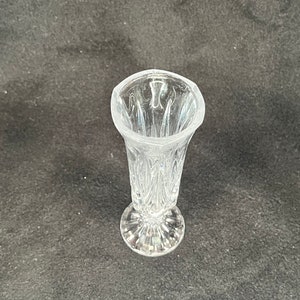 Vintage Libbey Glass Company 6cut Glass Bud Vase - Etsy