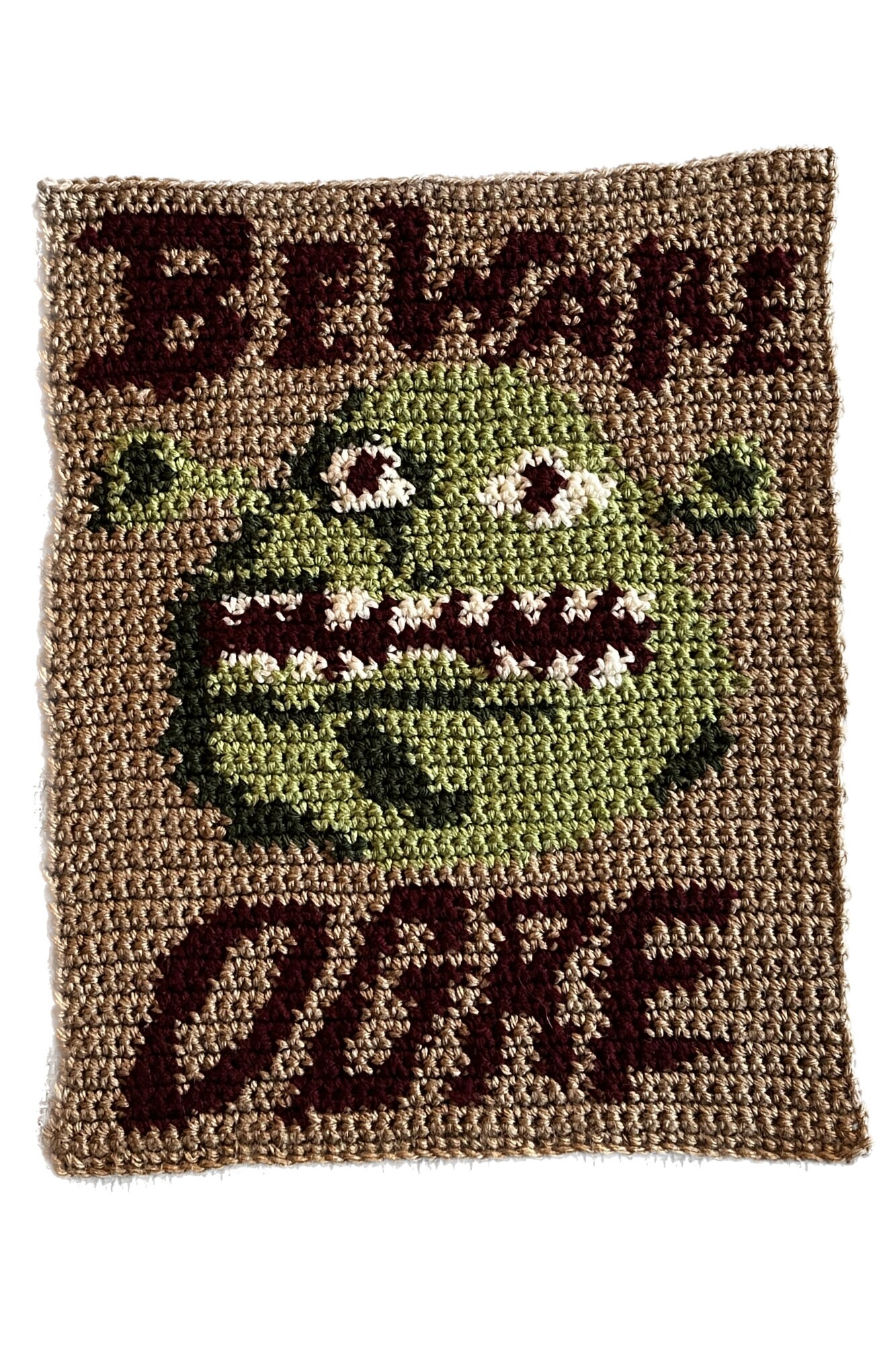 Beware Ogre Tapestry Crochet Pattern: Wall Hanging (PDF Pattern) - Etsy