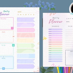 5 Weekly Planner Printable | Daily Planner | Printable Planner ...