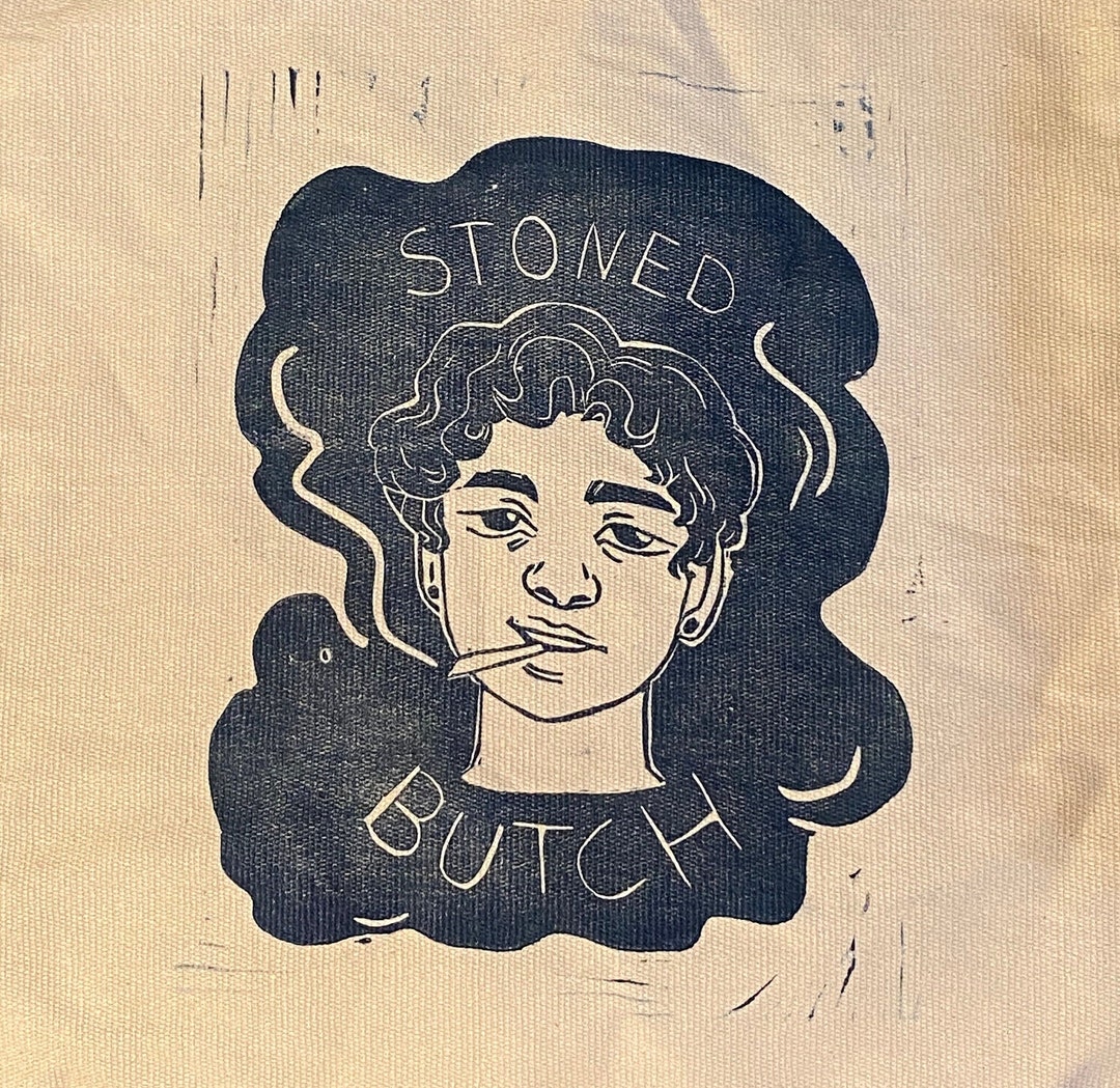 Stoned Butch/ High Femme Tote Bags - Etsy