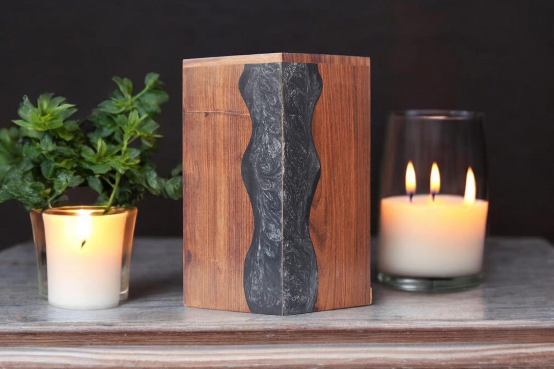 Wooden Urn Box for Human Ashes Adult Male/female Handmade Urn |custom ...