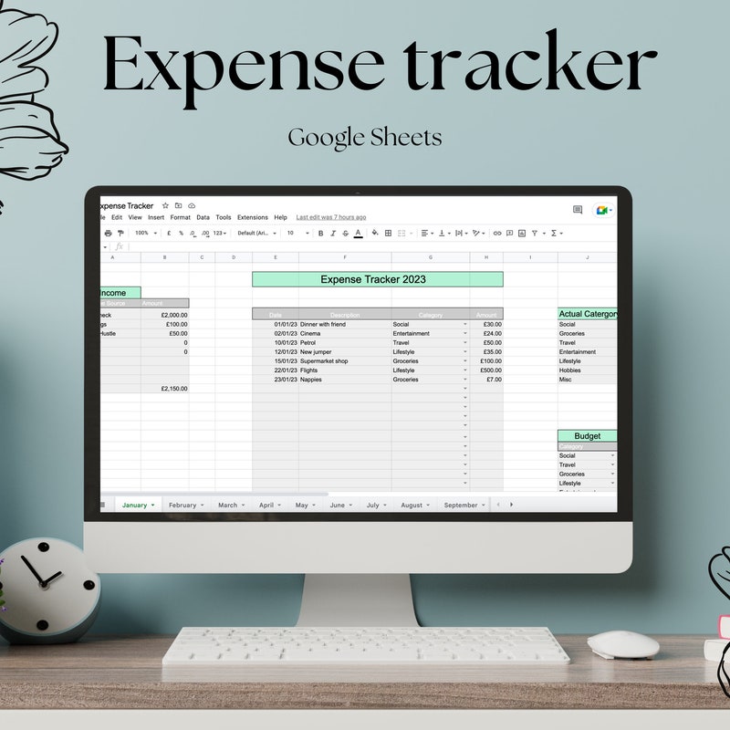 Business Expenses Sheets - Etsy