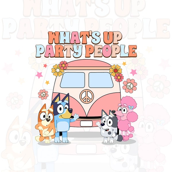 Party Bluey Png - Etsy Australia
