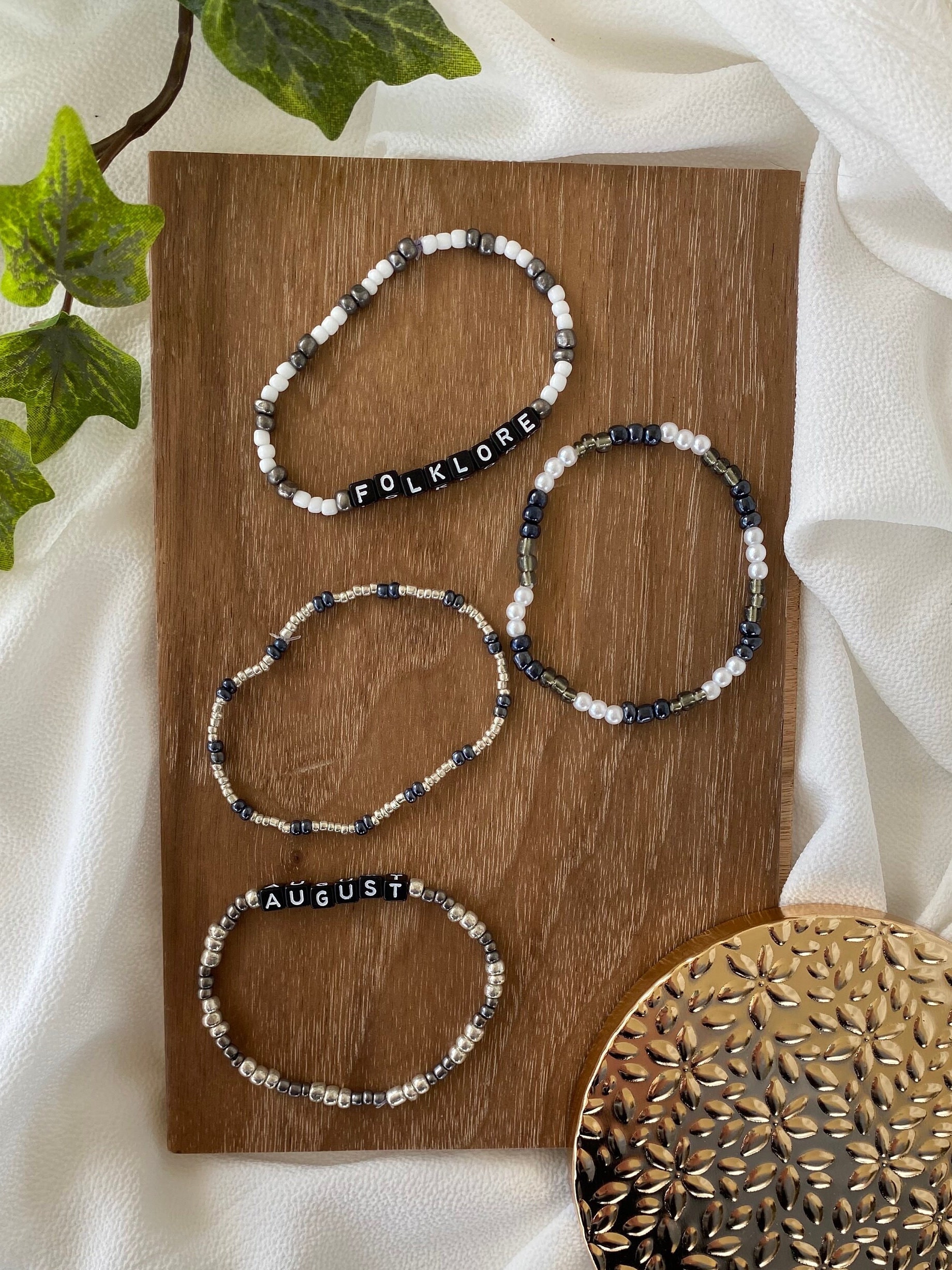 Taylor Swift Folklore 4 Piece Set add Your Favorite Song - Etsy