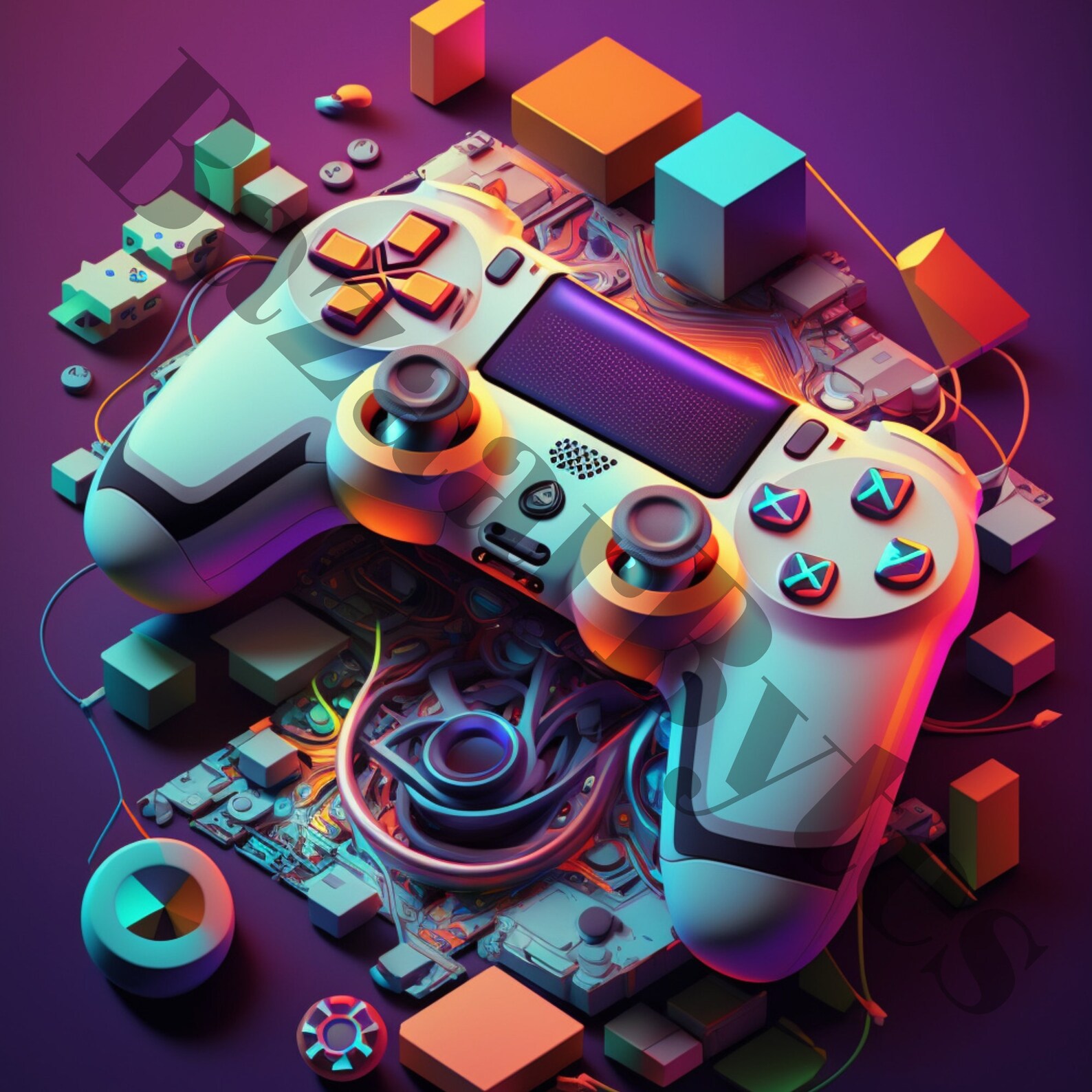 20+ Gaming Wall Art, Gaming Room Decor, Gaming Controller PNG ...