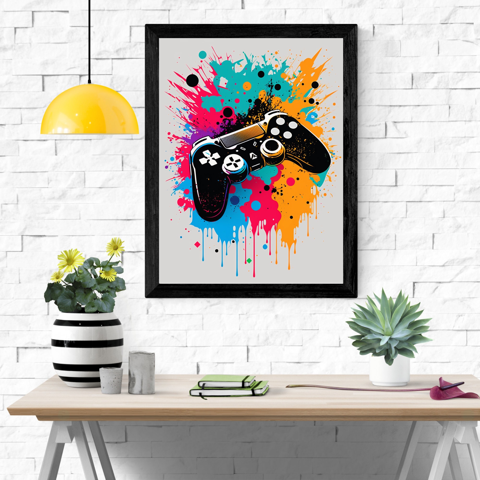 20+ Gaming Wall Art, Gaming Room Decor, Gaming Controller PNG ...